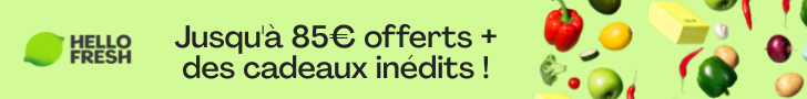 Code Promo HelloFresh | 80€ de réduction + 11€ en Cashback