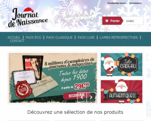 Code Promo Journal de naissance | Livraison par Colissimo et Chronopost ...