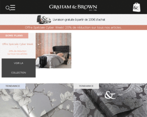 Code Promo Graham & Brown | Frais de port offerts dès 150€ d'achat
